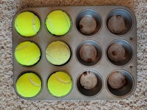 The Muffin Tin Game: An Easy Game For Your Dog - Lilies, Love, and Luna