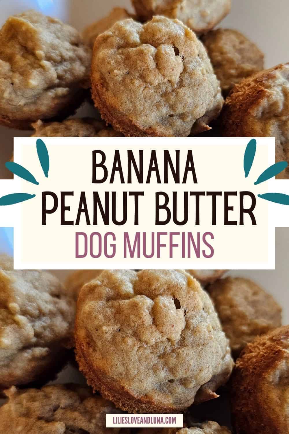 Easy Homemade Banana Dog Muffins - Lilies, Love, and Luna