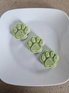 Homemade Cucumber Yogurt Frozen Dog Treats - Lilies, Love, and Luna