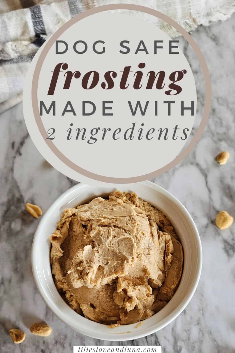 Dog-Safe Frosting - Lilies, Love, and Luna