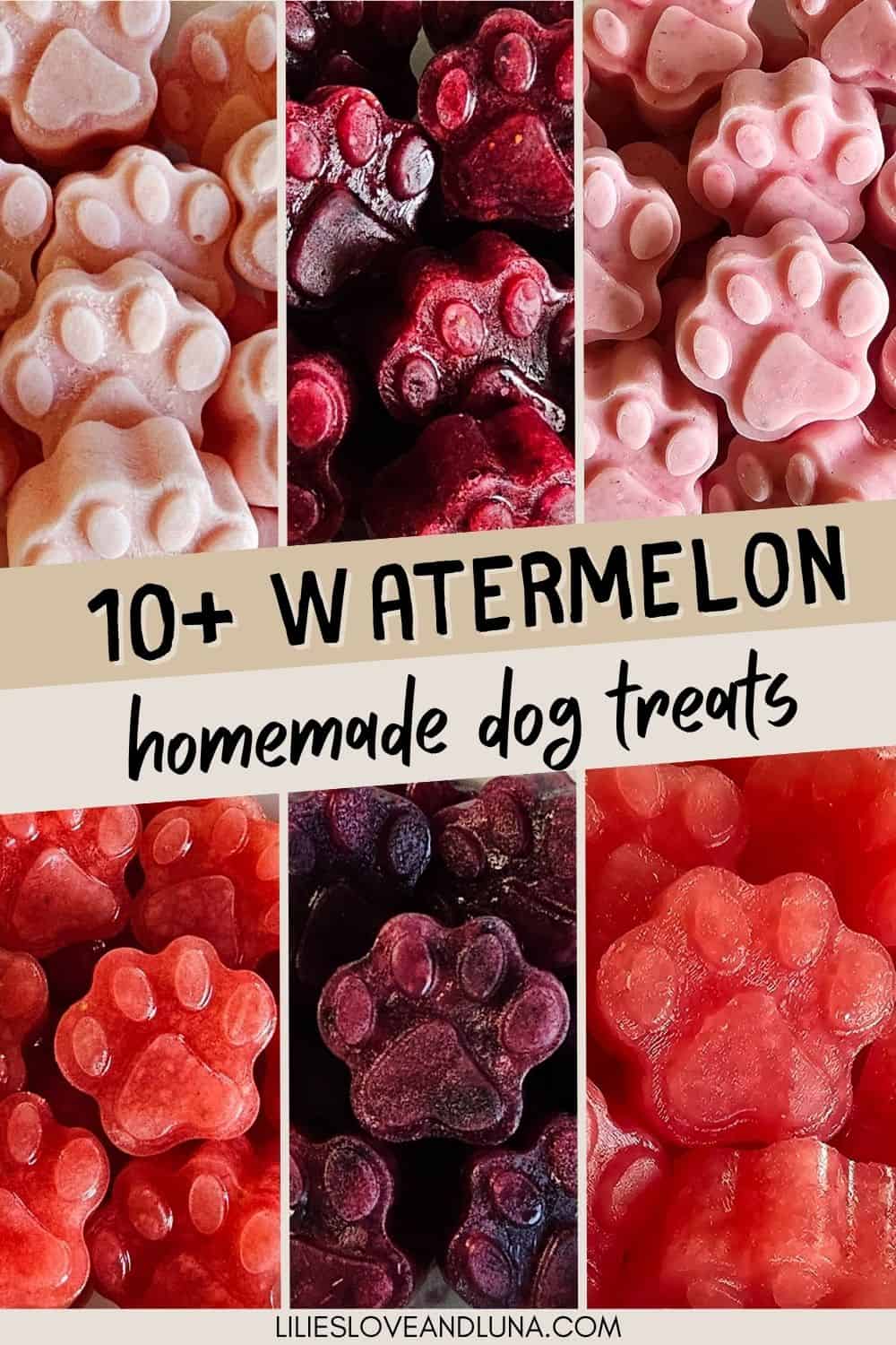 Watermelon Dog Treats For Summer - Lilies, Love, and Luna